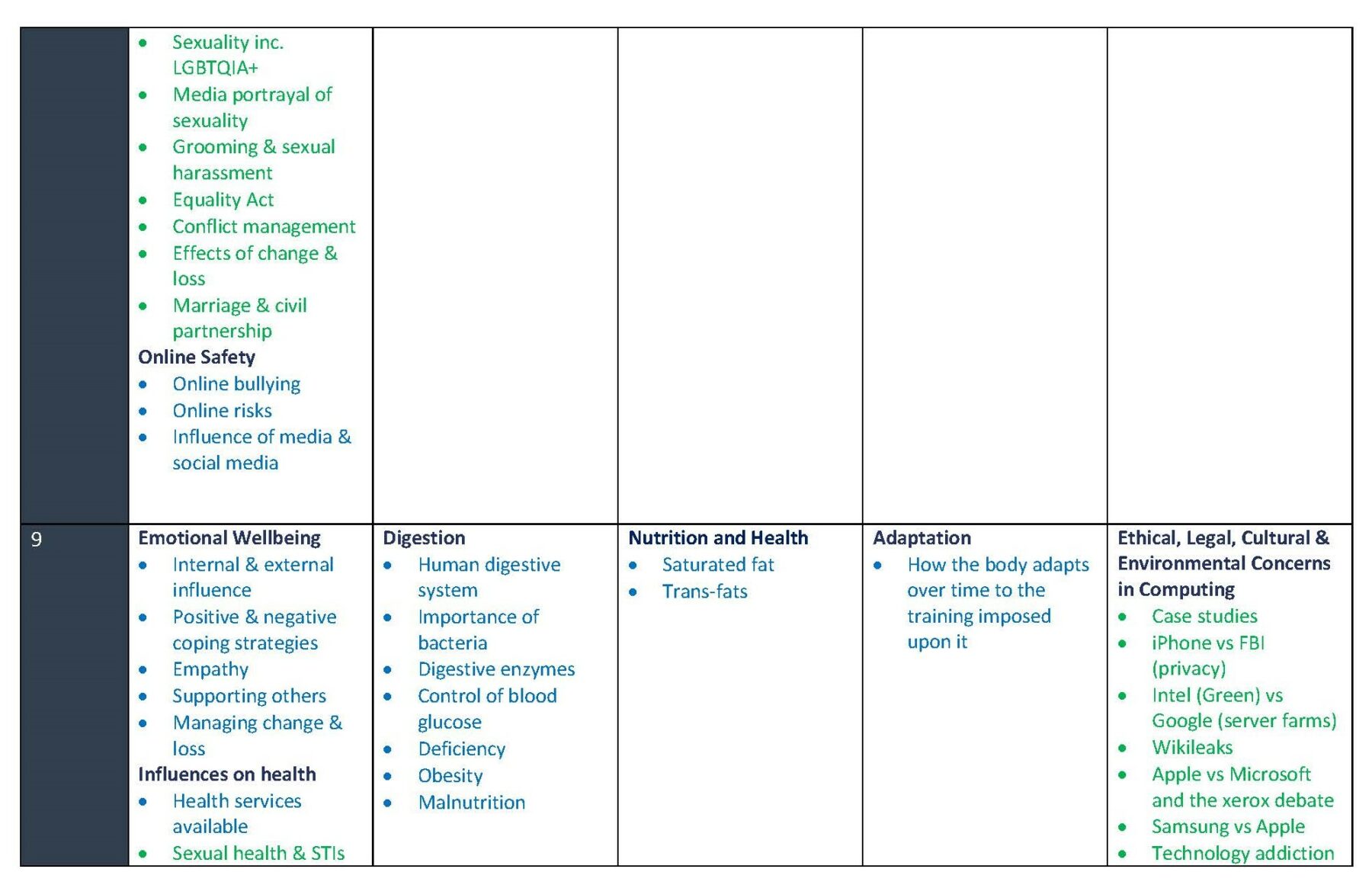 RSE (Relationship and Sex Education) - The Birley Academy