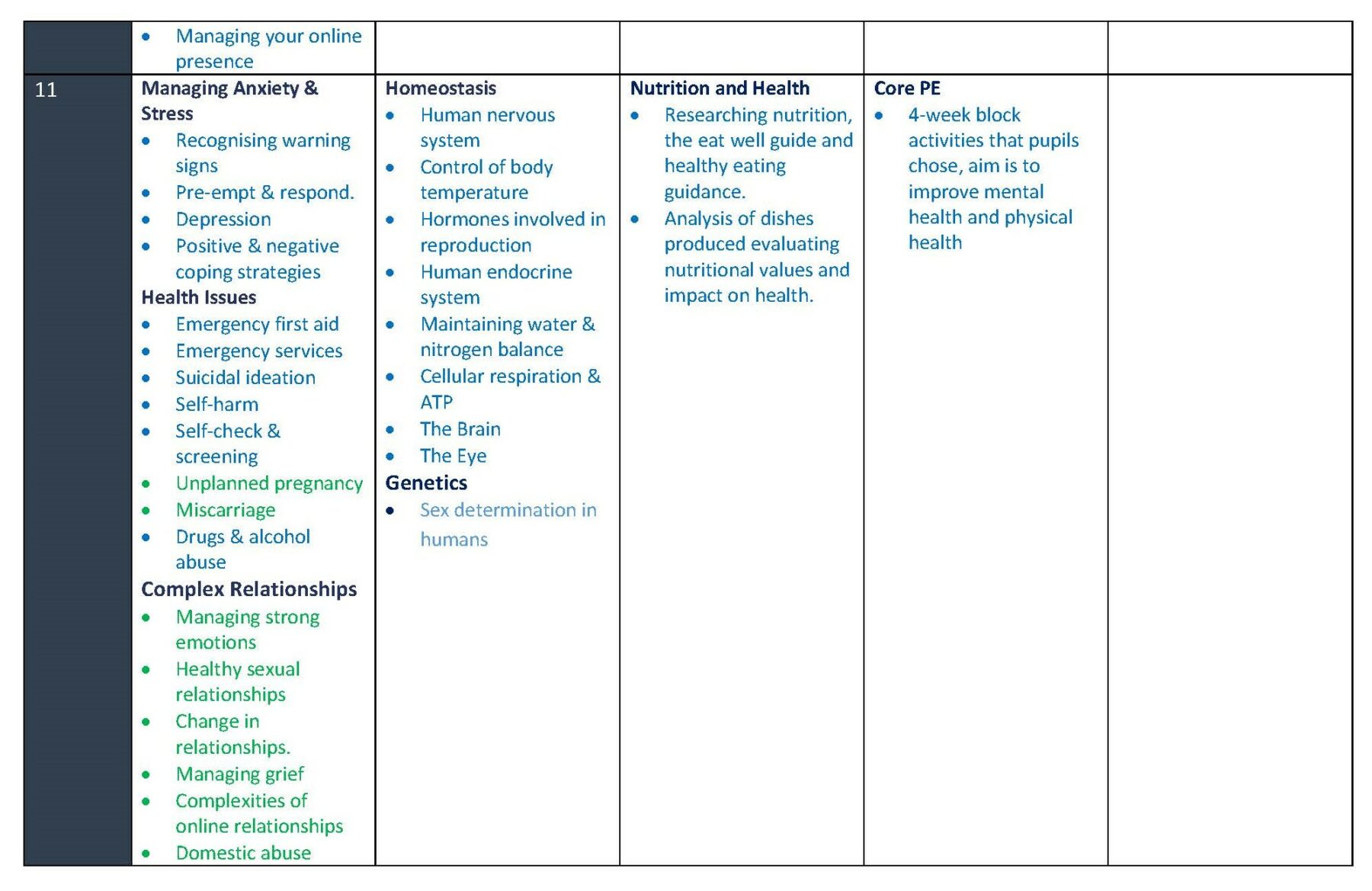 RSE (Relationship and Sex Education) - The Birley Academy